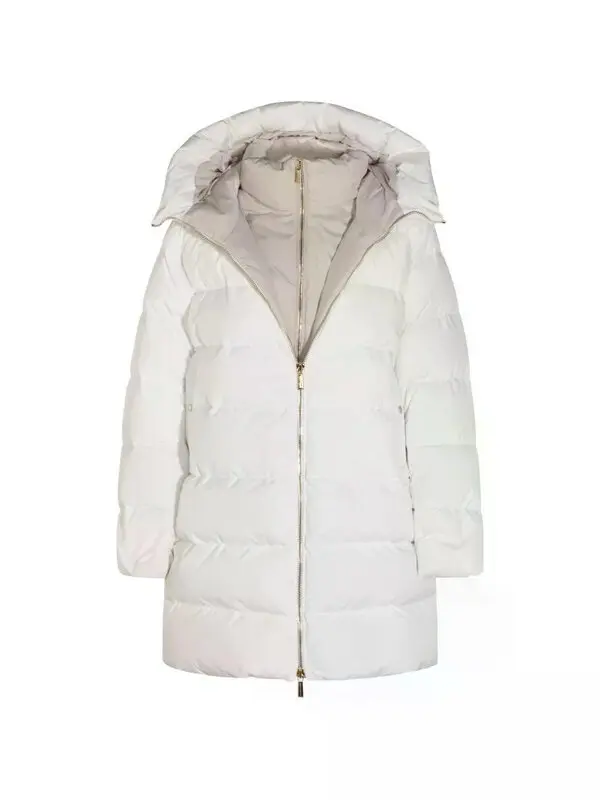MOORER Klie Hooded Padded Coat - White
