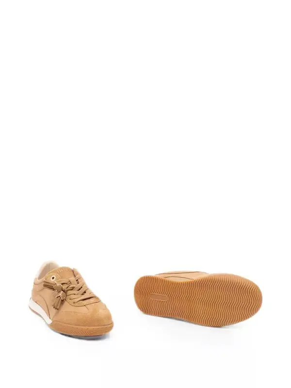 TWINSET Tassel Detail Suede Sneakers