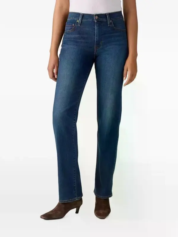 LEVI'S 723 Logo-patch Straight-leg Jeans - Blue