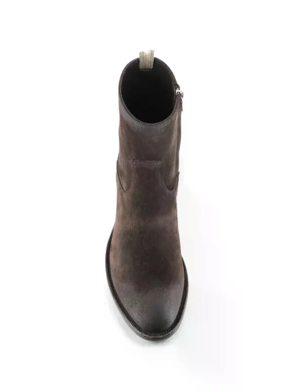 Officine Creative Suede Ankle Boots