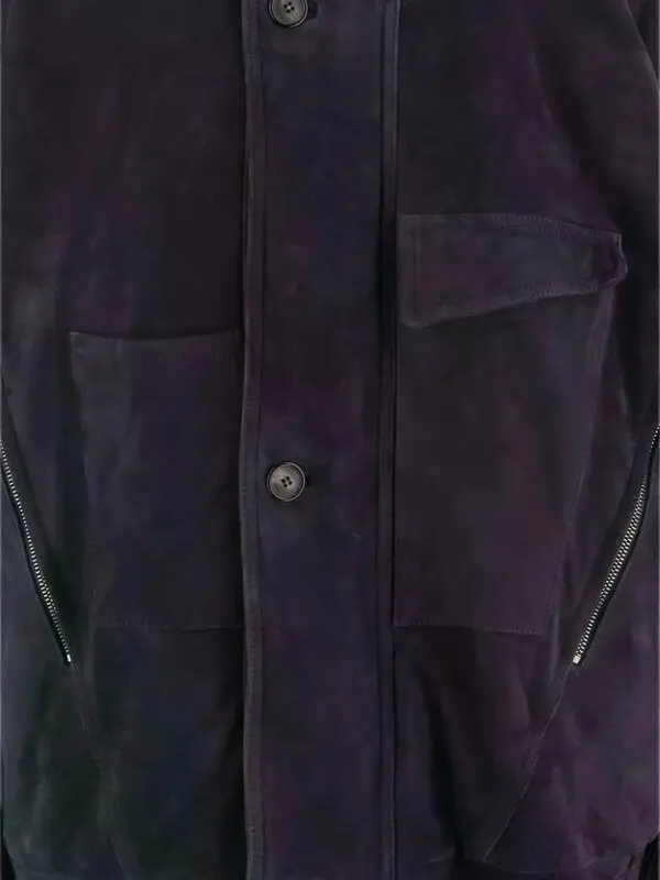 Giorgio Armani Suede Panelled Jacket