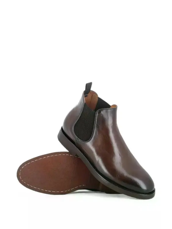 Officine Creative Leather Elasticated-panel Ankle Boots