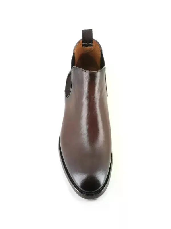 Officine Creative Leather Elasticated-panel Ankle Boots