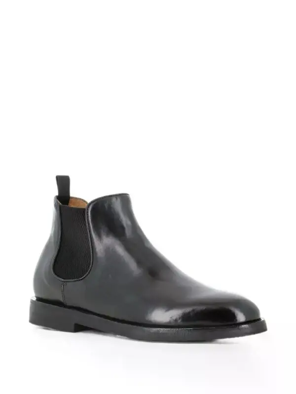 Officine Creative Leather Chelsea Boots