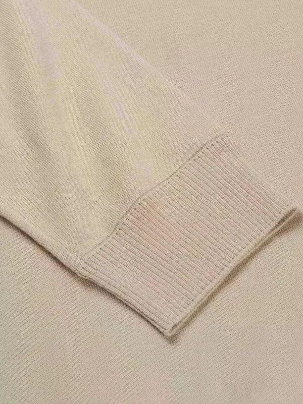 Stone Island Logo Patch Fine Knit Sweater