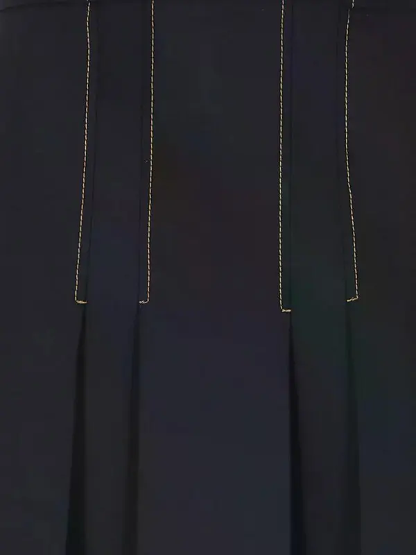 SEMICOUTURE Janette Pleated Midi Skirt