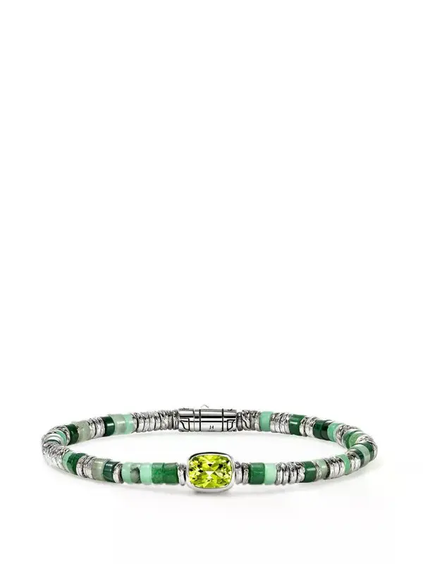 John Hardy Heishi Multi-stone Bracelet - Silver