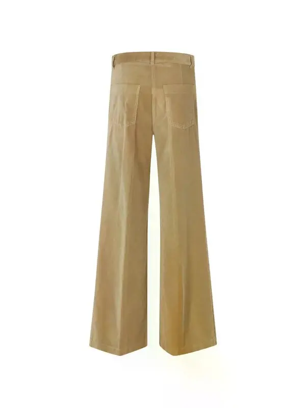 Aspesi Corduroy Wide-leg Trousers - Neutrals