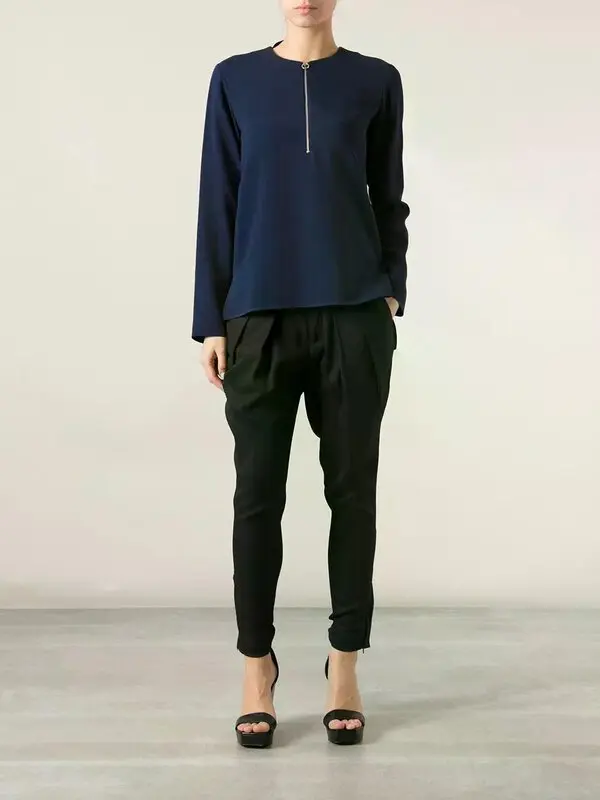 Stella McCartney Zip Fastening Blouse - Blue