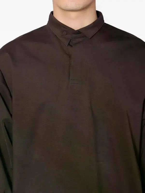 Kolor Collar Buttoned-cuff Sweatshirt