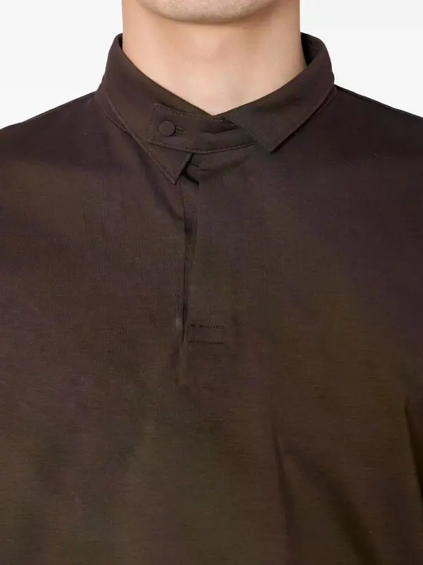 Kolor Collar Buttoned-cuff Sweatshirt