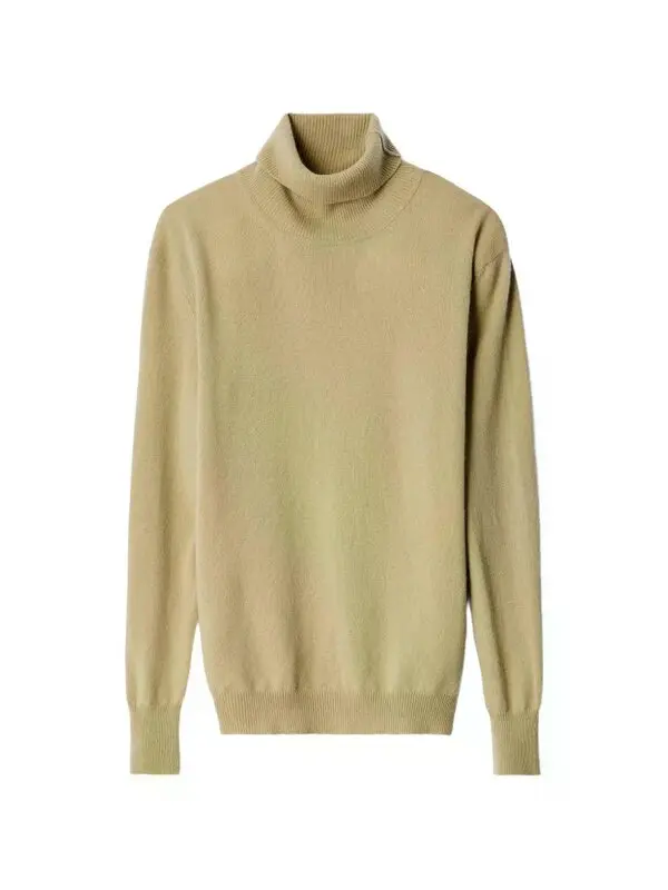 LEMAIRE Stand-collar Sweater In Cashmere - Green