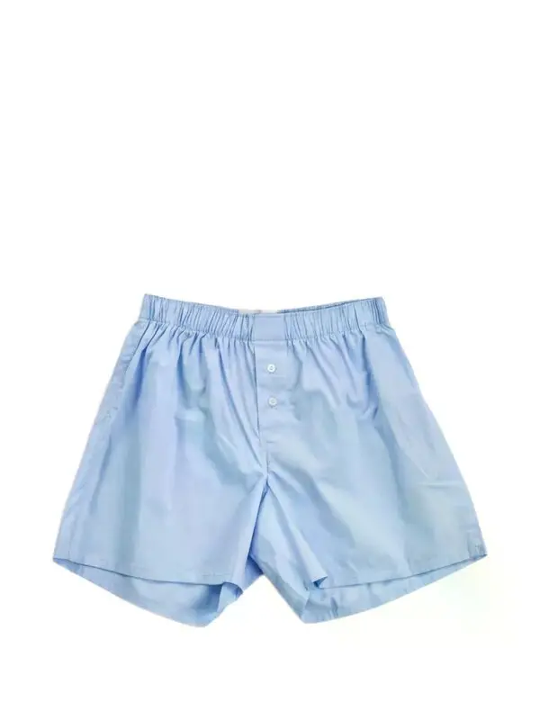 HANDVAERK Elasticated-waist Button-up Boxer Shorts