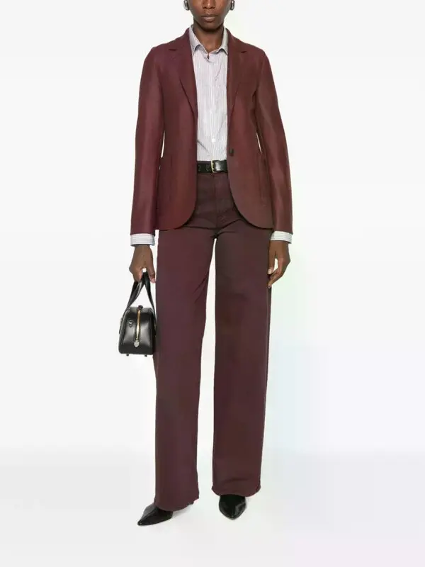 Harris Wharf London Single-breasted Notched-lapel Blazer