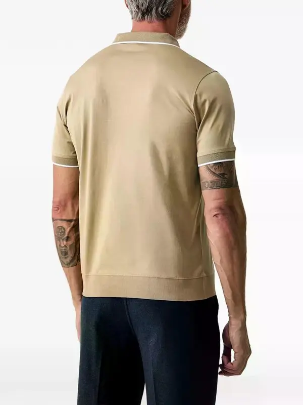 Karl Lagerfeld Logo-plaque Polo Shirt