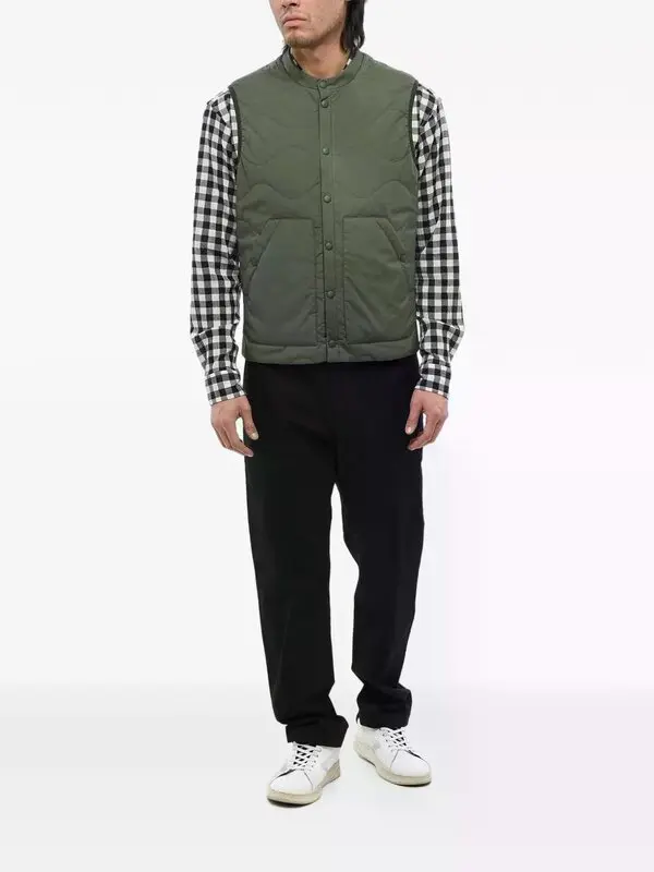 Woolrich Quilted Ripstop Gilet - Green