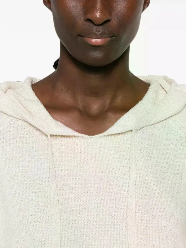 Fabiana Filippi Short Sleeve Hoodie - Neutrals