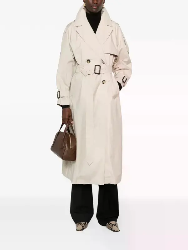 Max Mara Coro Double-breasted Belted Trench Coat - Neutrals
