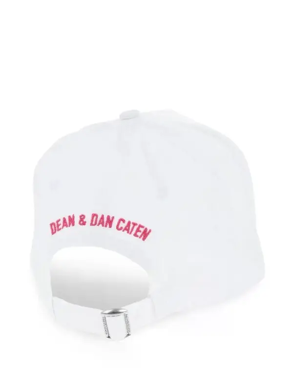 Dsquared2 Icon Logo-print Baseball Cap - White
