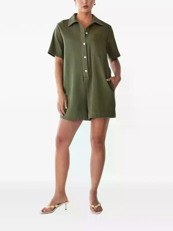 ST MRLO Short-sleeve Playsuit - Green