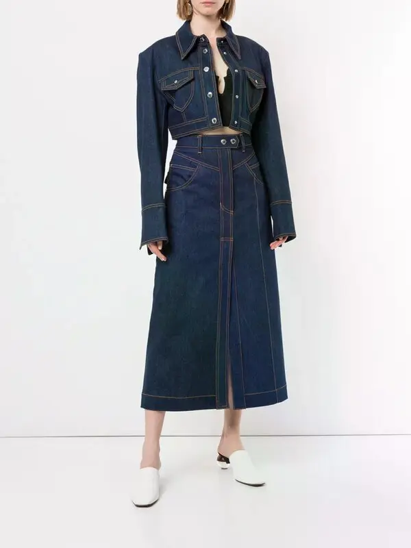 ELLERY Shevall Panelled Denim Jacket