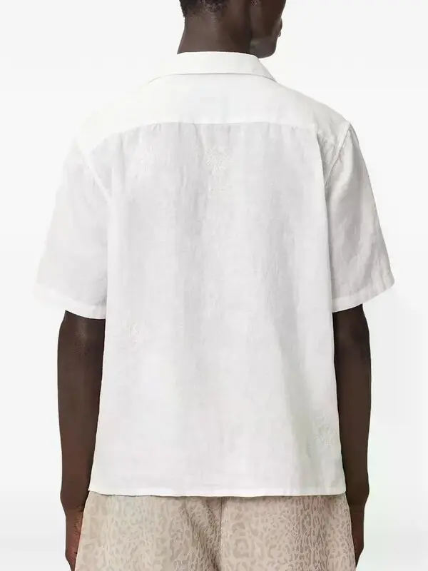 ALLSAINTS Sepal Short-sleeve Linen Shirt