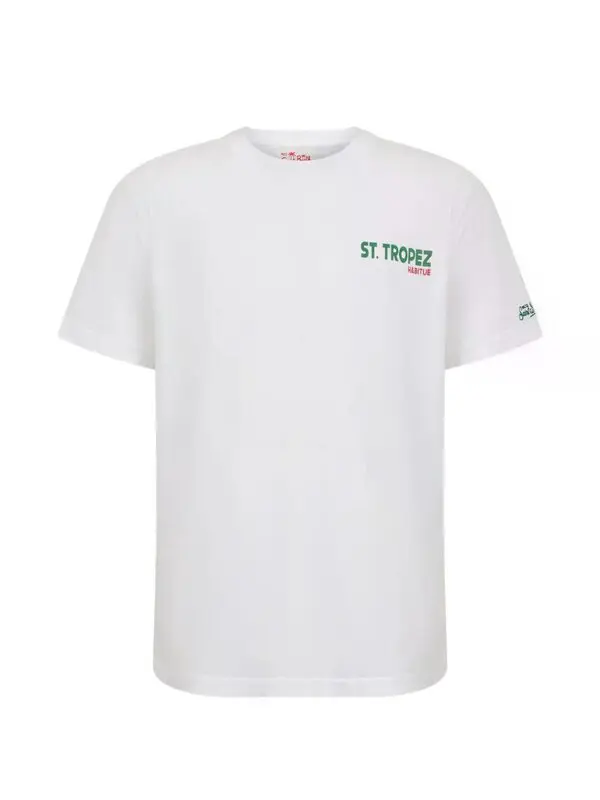 MC2 SAINT BARTH Portland Graphic-print T-shirt - White