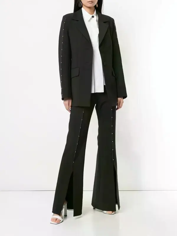 ELLERY Stud-embellished Single-breasted Blazer