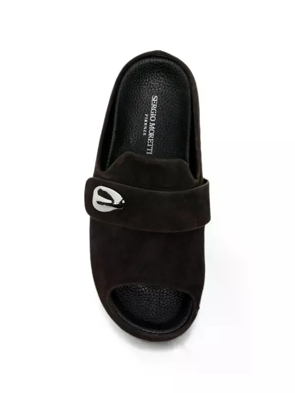 SERGIO MORETTI FIRENZE Embellished Open-toe Sandals