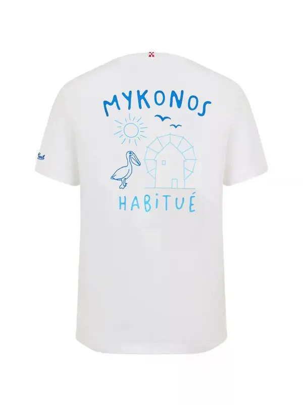 MC2 SAINT BARTH Portland Logo-embroidered T-shirt