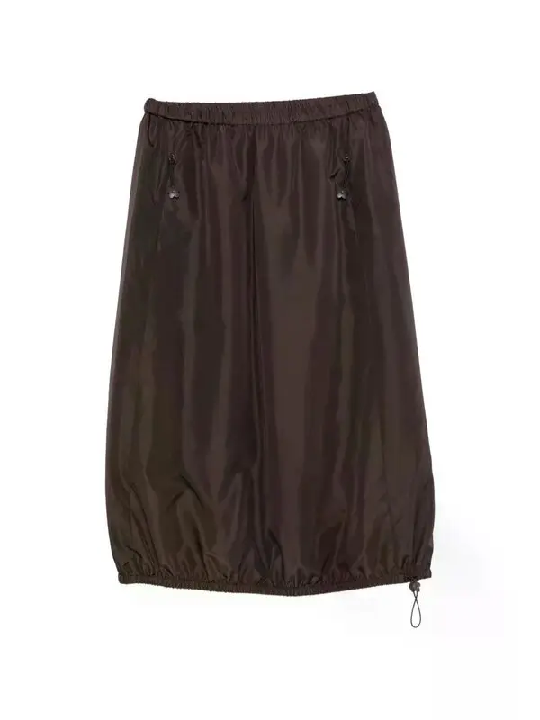 Cecilie Bahnsen Drawstring-hem Balloon Midi Skirt - Brown