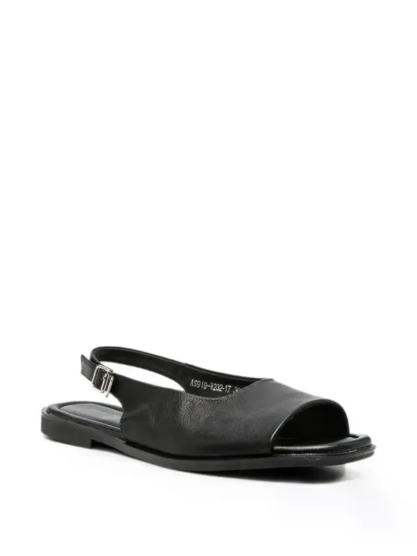 SERGIO MORETTI FIRENZE Slingback Leather Sandals