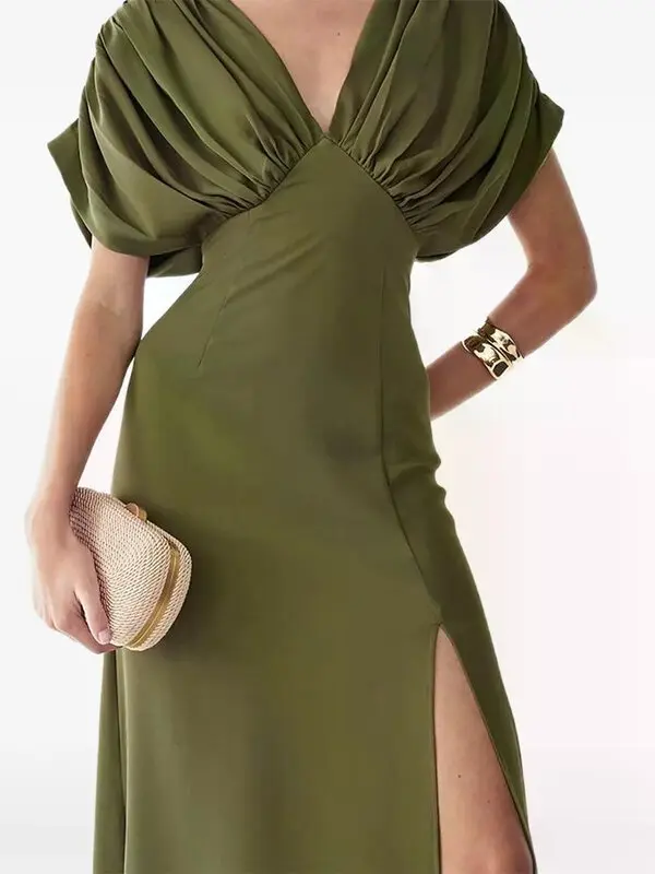 BWLDR V-neck Maxi Dress