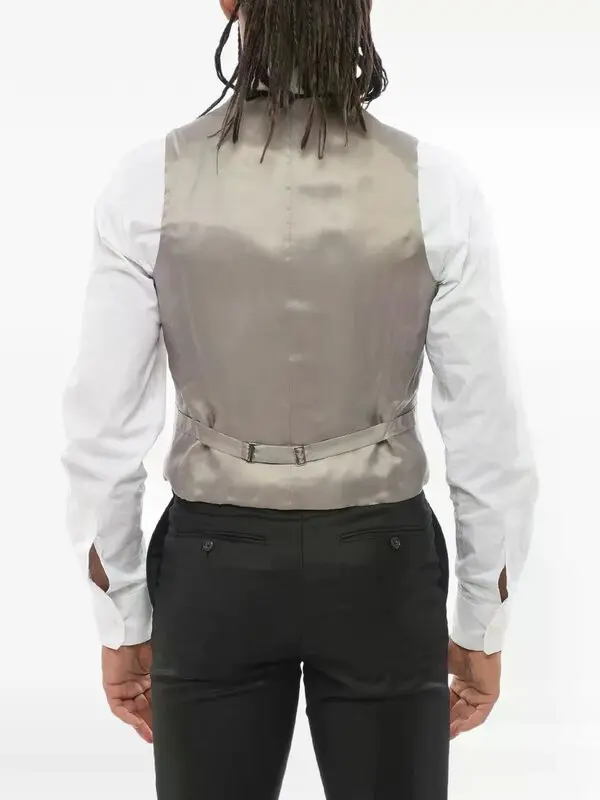 Corneliani Button-up Jetted-pockets Waistcoat