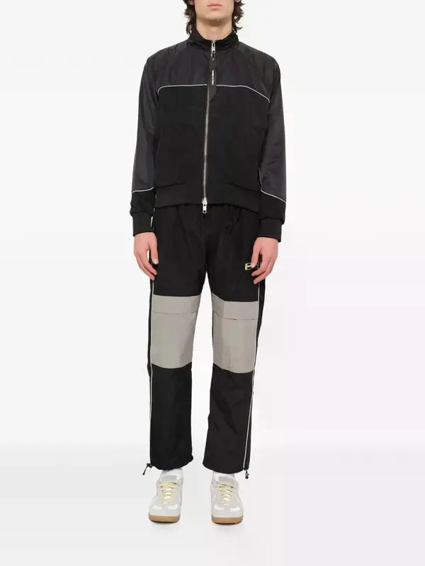 DANIEL PATRICK 7.3m Panelled Bomber Jacket - Black
