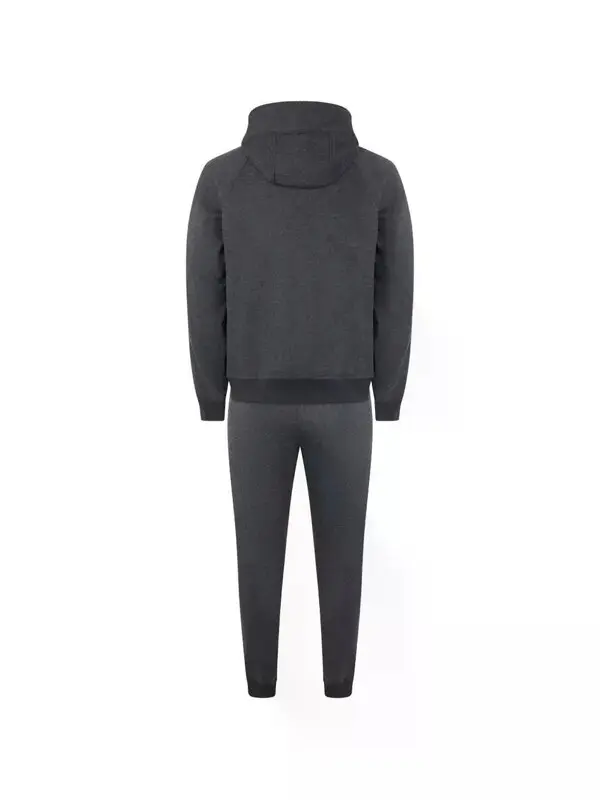 MOORER Zip-up Hooded Tracksuit - Grey