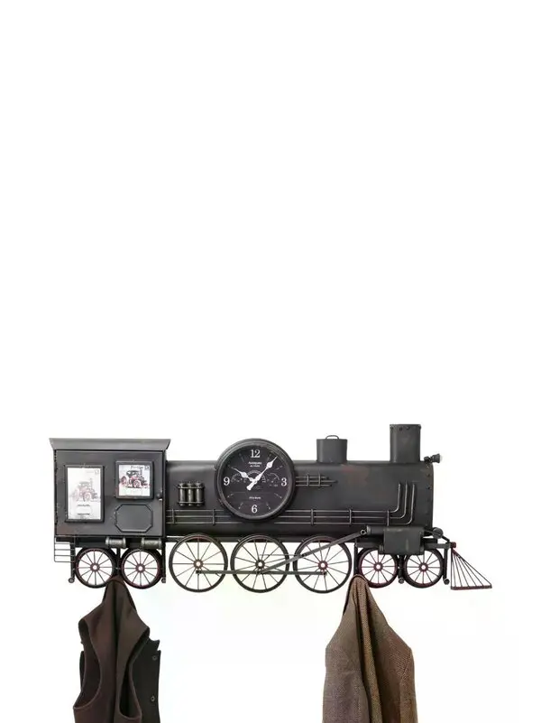 KARE DESIGN Train Wall Clock - Black