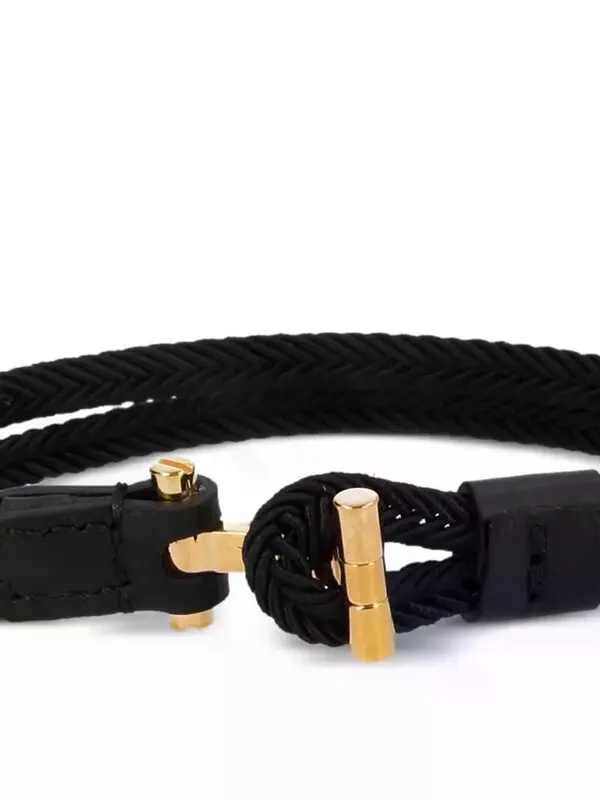 TOM FORD Braided T-bar Bracelet - Gold