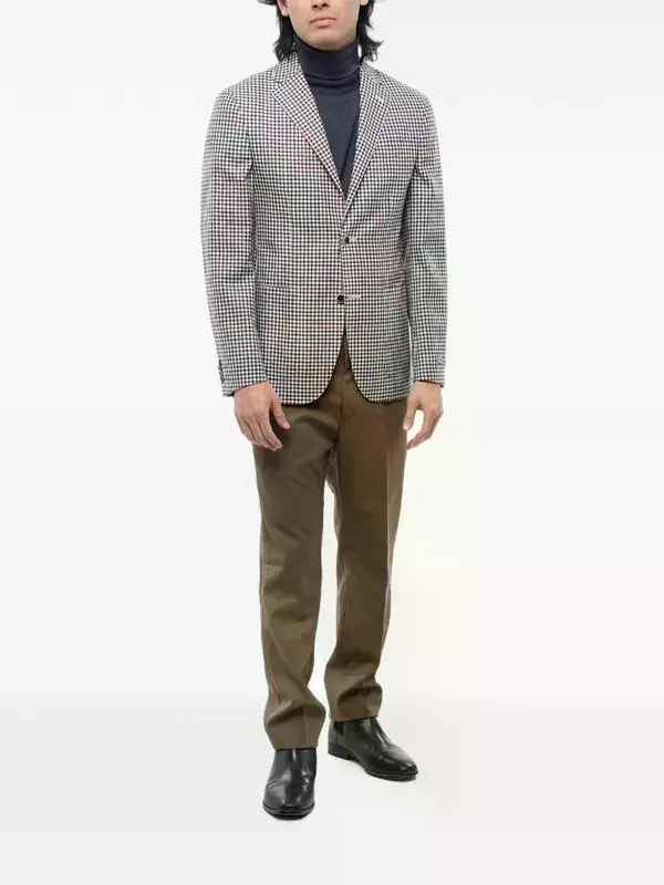 Corneliani Checked Wool Blazer