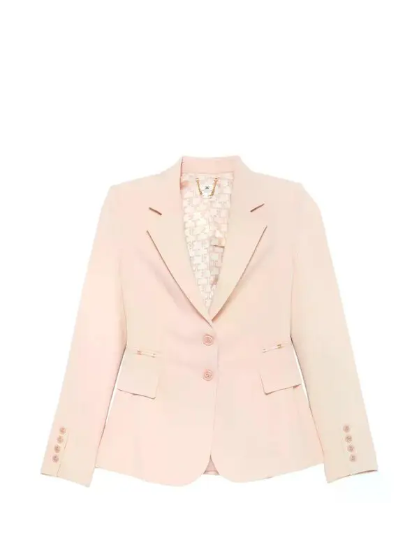 Elisabetta Franchi Single-breasted Blazer - Pink