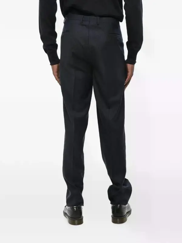 Corneliani Pinstriped Wool Trousers