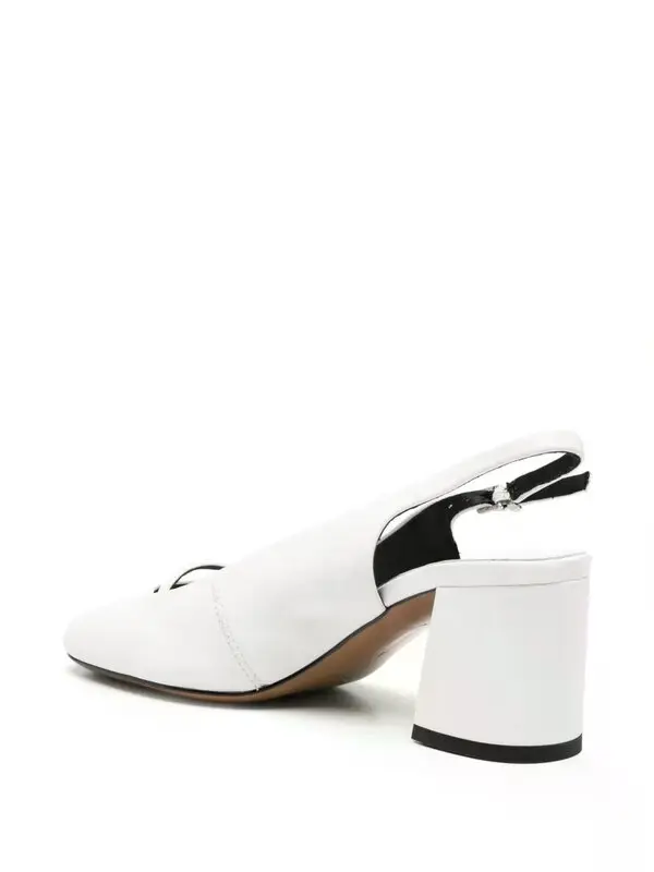 SERGIO MORETTI FIRENZE Buckle-detail Slingback Pumps