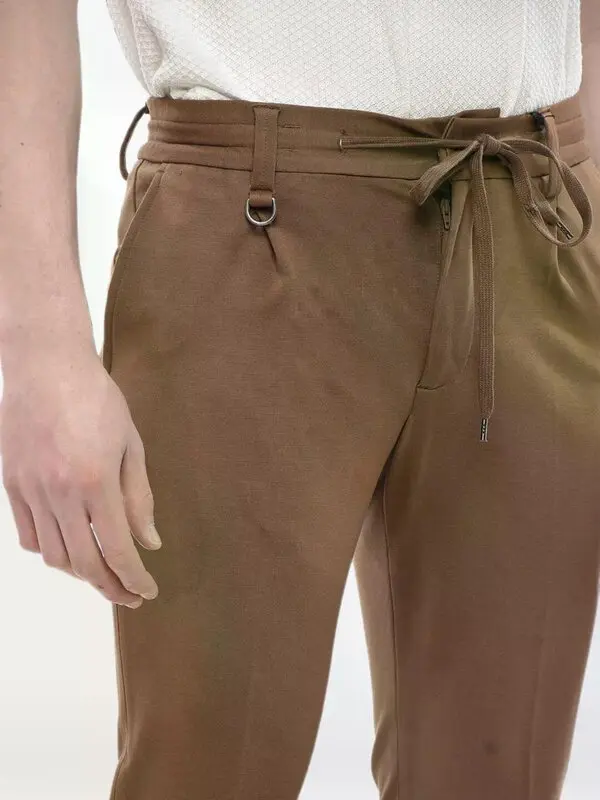 PAOLO PECORA Brera Drawstring Trousers