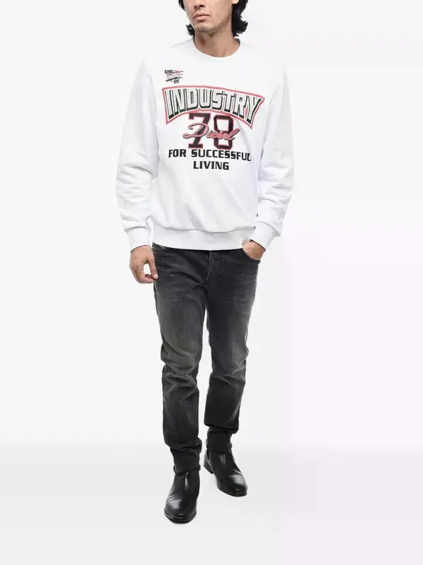 DIESEL® Logo-print Sweatshirt