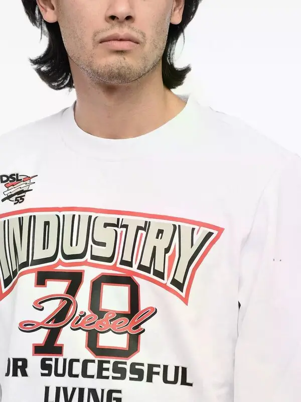 DIESEL® Logo-print Sweatshirt