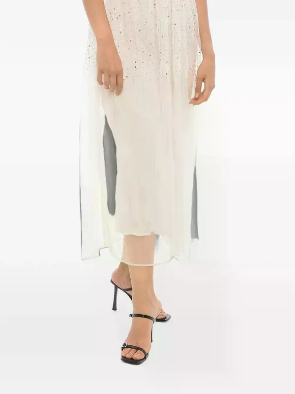ALLSAINTS Robyn Sequin-embellished Midi Dress - White