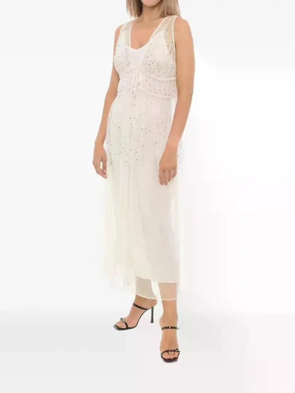 ALLSAINTS Robyn Sequin-embellished Midi Dress