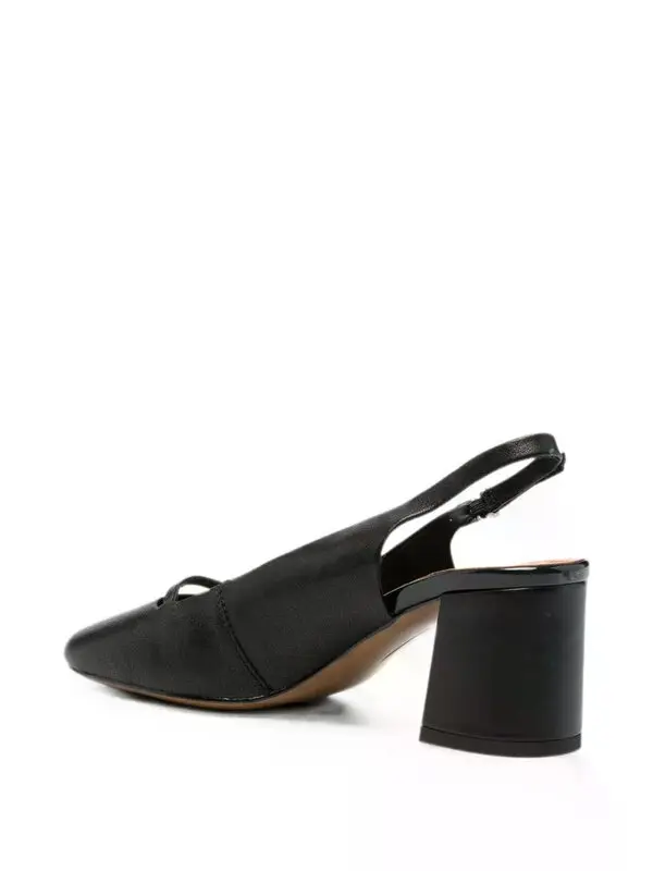 SERGIO MORETTI FIRENZE Buckle-detail Slingback Pumps