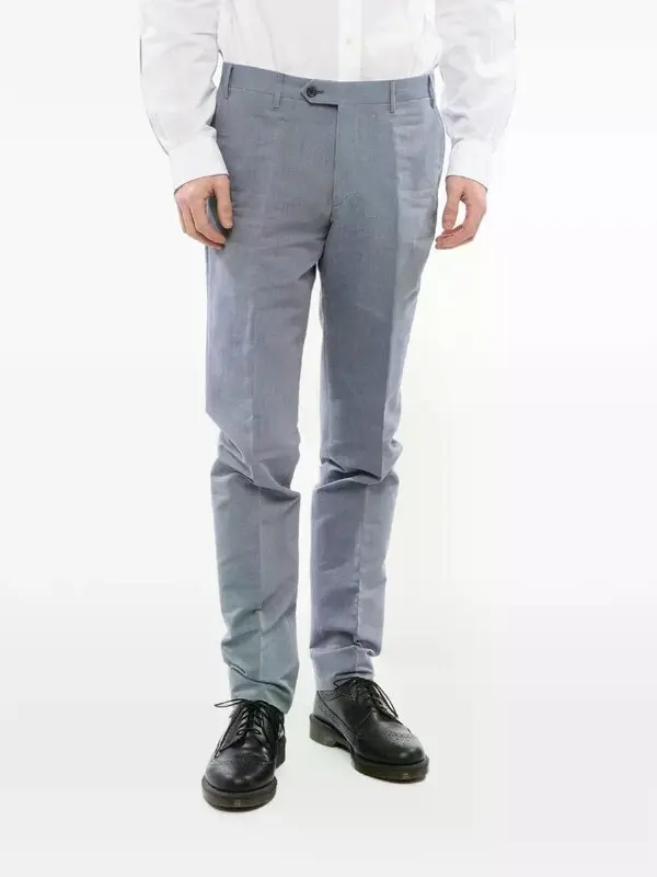 Corneliani Tailored Cotton Piqué Trousers