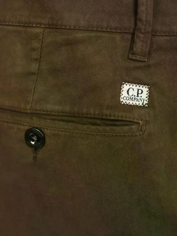 C.P. COMPANY Garment-dyed Lens Detail Cargo Pants